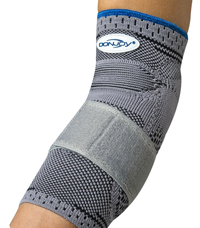 Behandling af golf- og tennisalbue med albuebandager og skinner